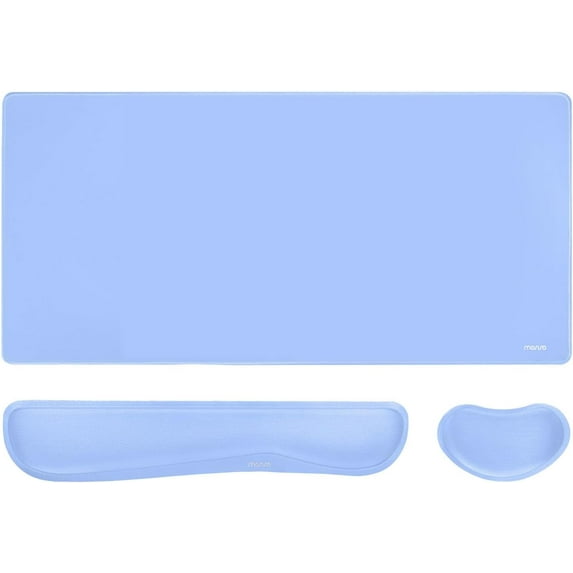 Keyboard Mouse Pad Set,Large Gaming Mouse Pad&Keyboard Wrist Rest ...