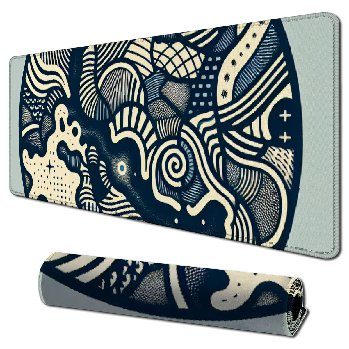 Keyboard Mouse Pad Set, Mouse Pad Wrist Support, Extended Gaming Mouse ...