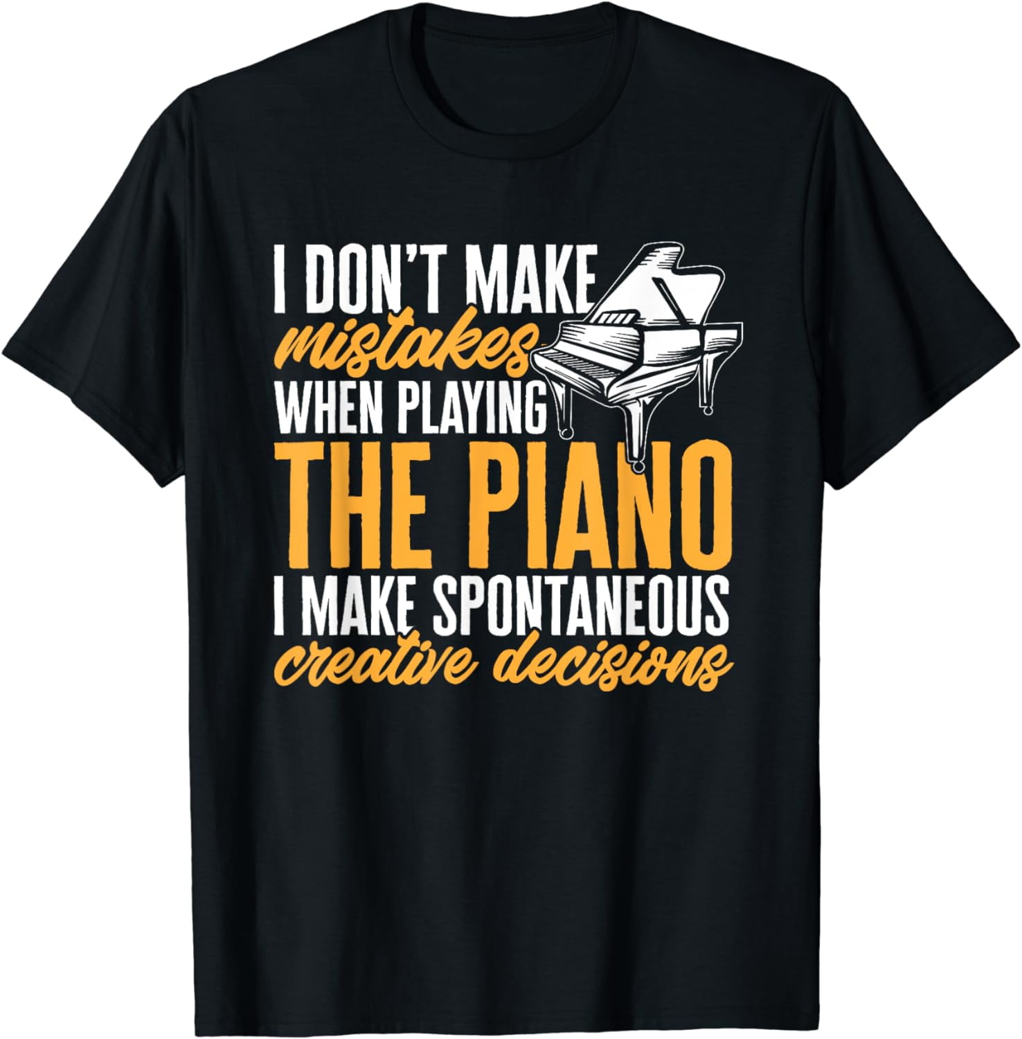 Keyboard Pianist Music Musician Piano T-Shirt - Walmart.com