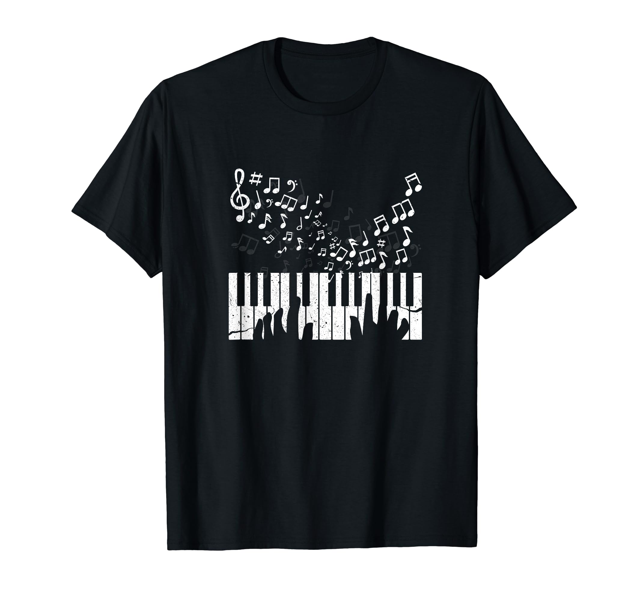Keyboard Pianist Musician Piano Keys Gift Men Vintage T-Shirt - Walmart.com