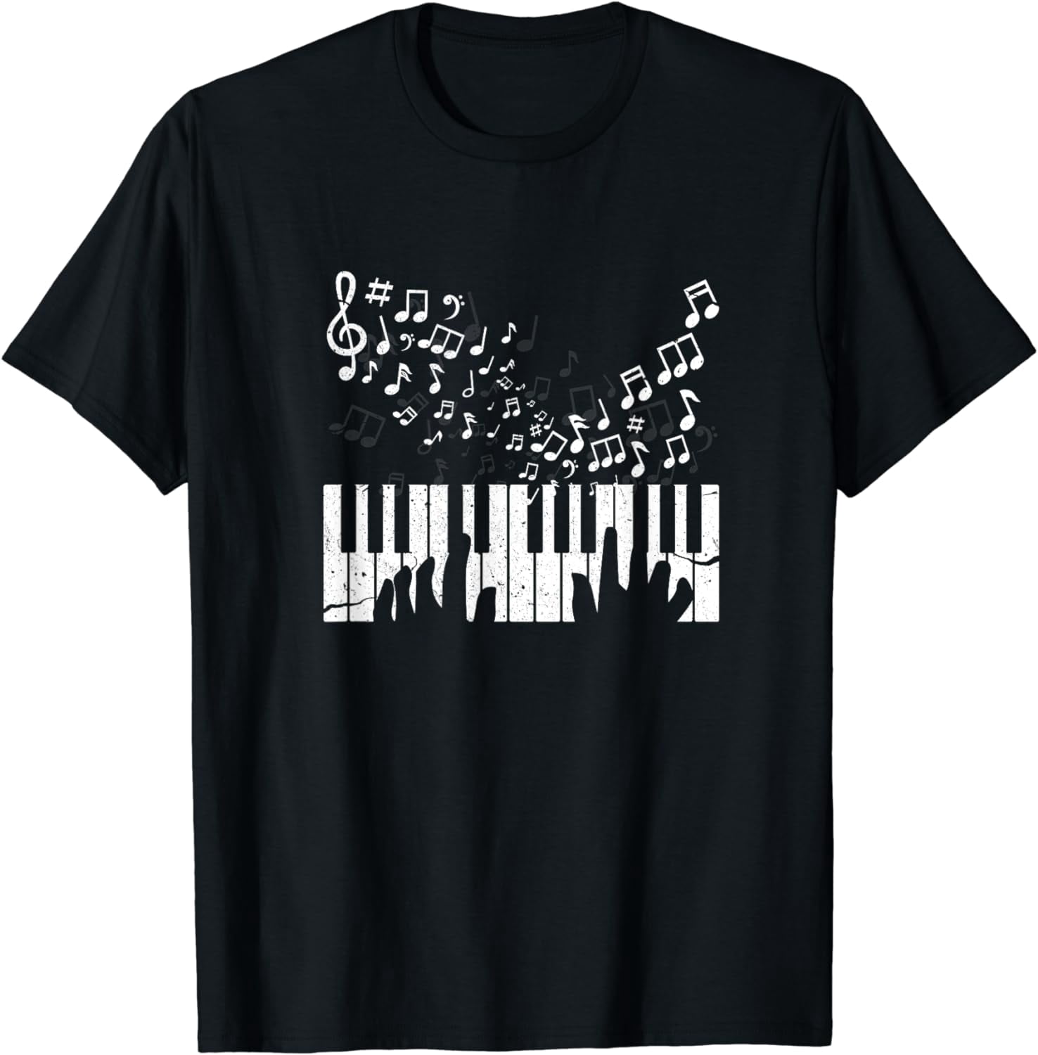 Keyboard Pianist Musician Piano Keys Gift T-Shirt - Walmart.com
