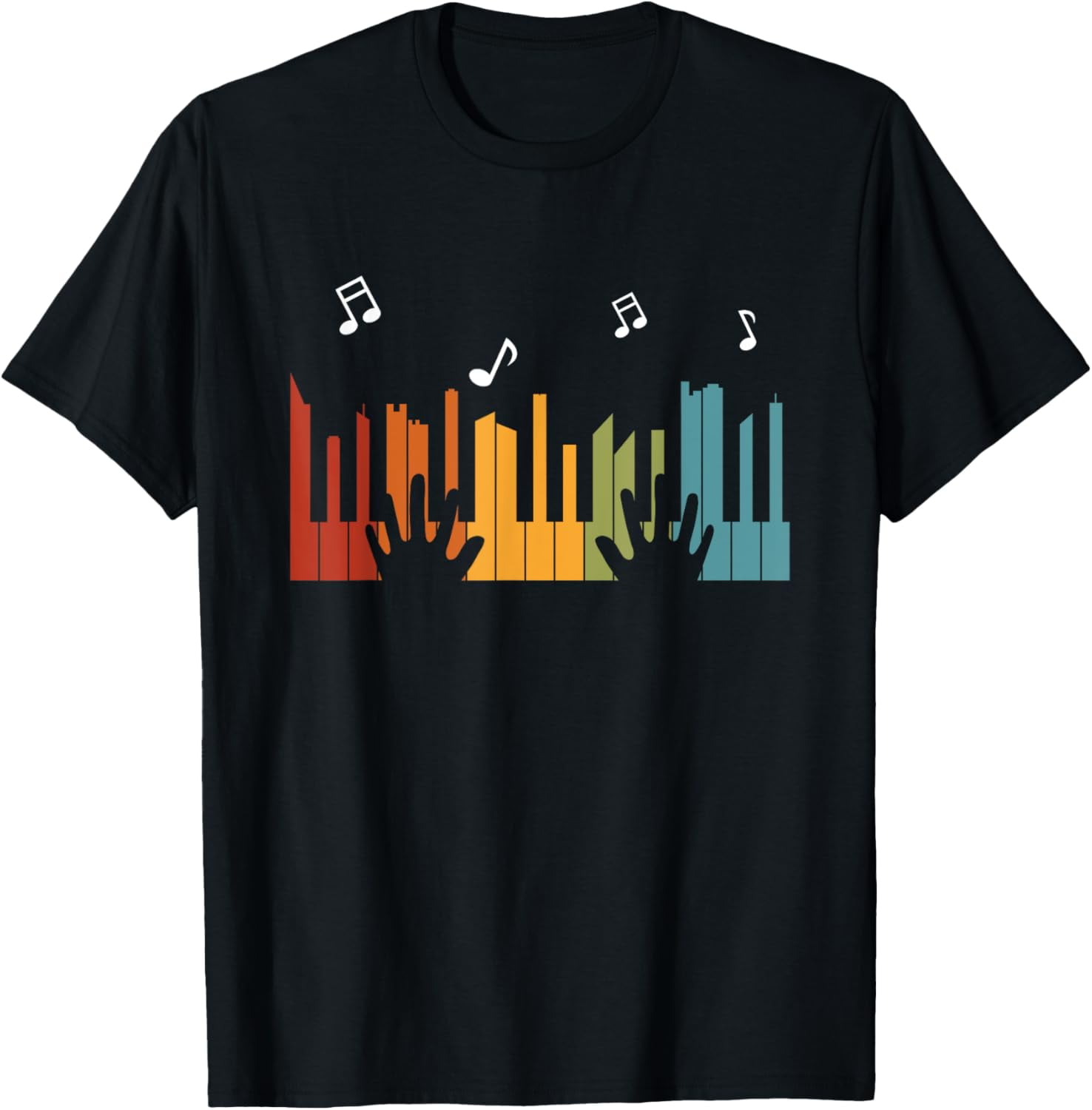 Keyboard Piano Player Gift Piano T-Shirt mens t shirt，black，women，funny ...