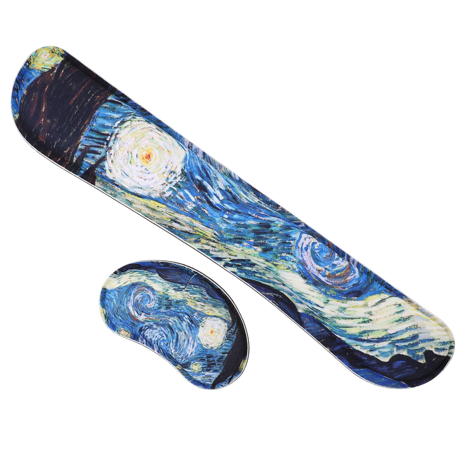 Keyboard Rest Computer Pad Wrist Memory Foam Mousepad Keyboards Gaming ...