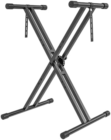 Keyboard Stand ELectric Piano Stand - Heavy Duty Double X Style with ...