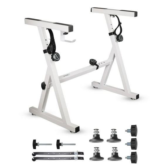 Keyboard Stand Piano Riser Z Style Adjustable Height Width Music Stands ...