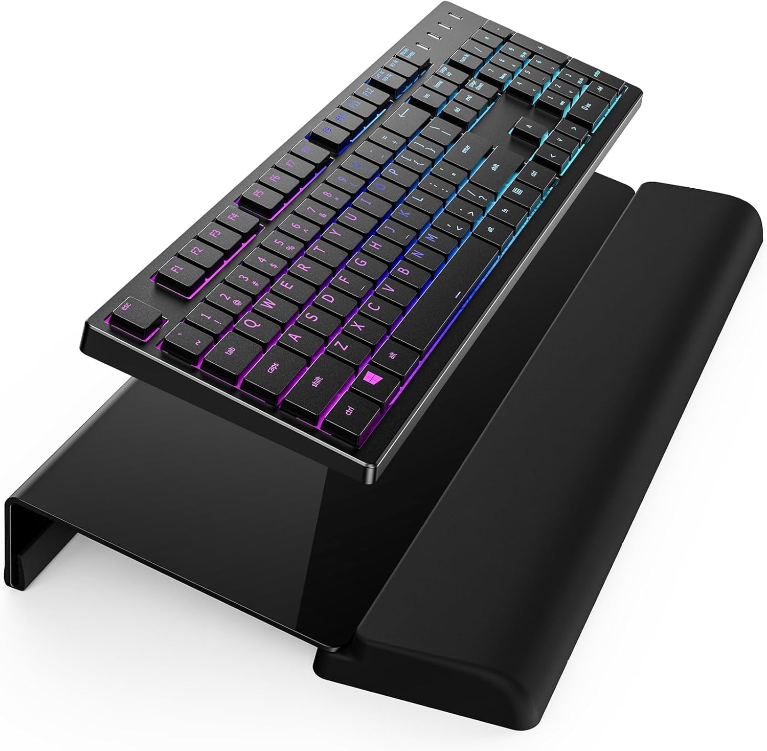 Keyboard Stand with Wrist Rest for Easy Ergonomic Typing&Working, with ...
