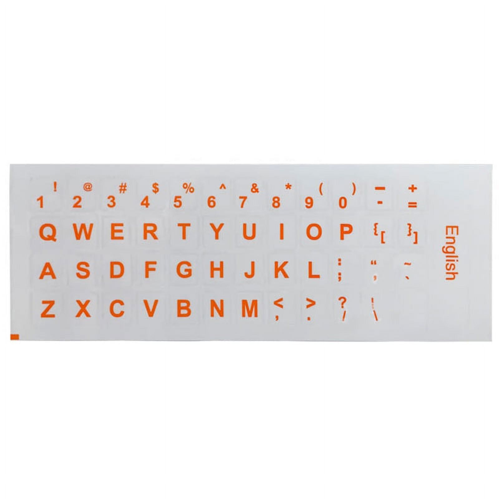 Keyboard Sticker Language-English Letter Proetction Foil Film for ...