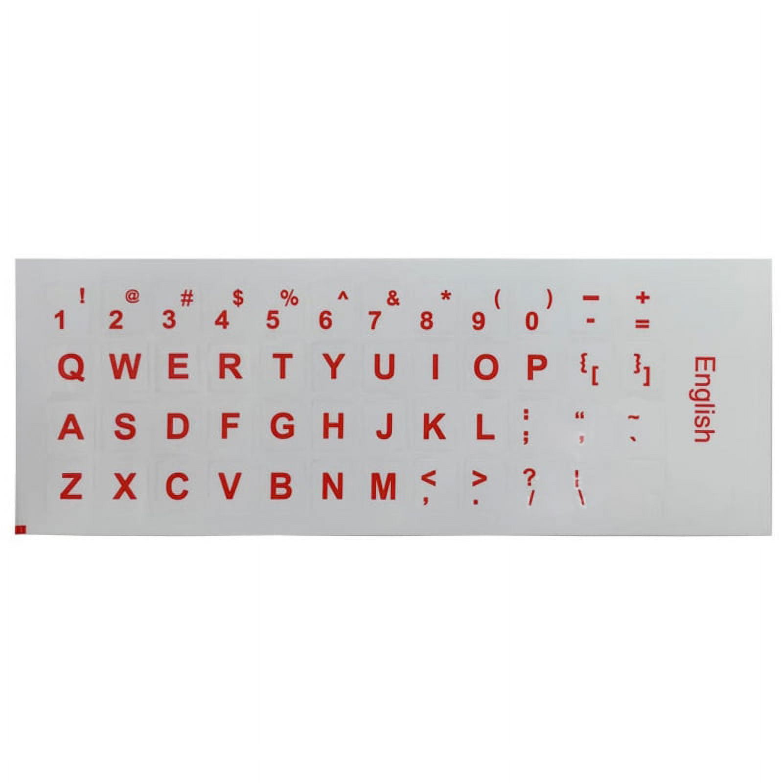 Keyboard Sticker Language-English Letter Proetction Foil Film for ...