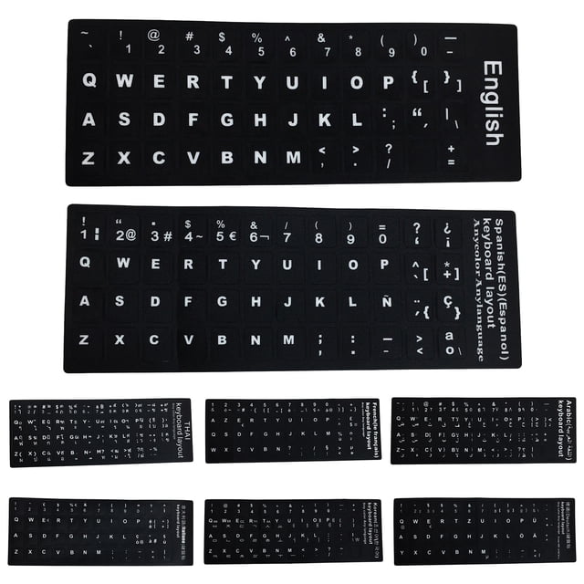 Keyboard Sticker Protective Non-marking Universal Multiple Language ...