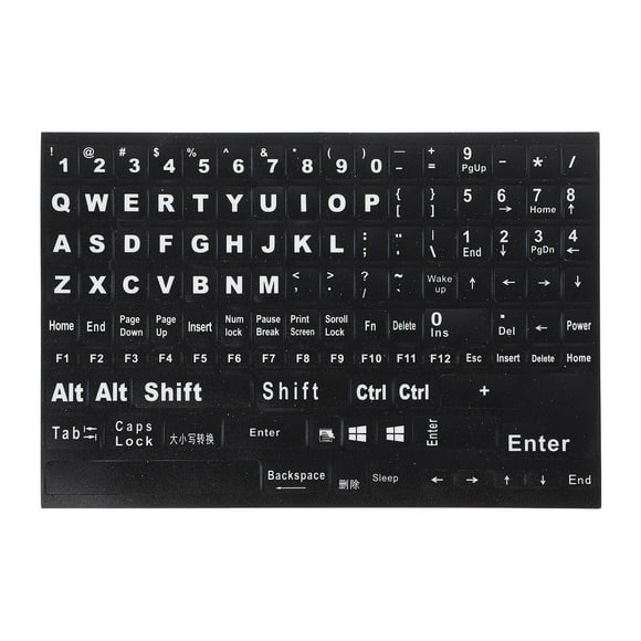 Computer Keyboard Letter Stickers