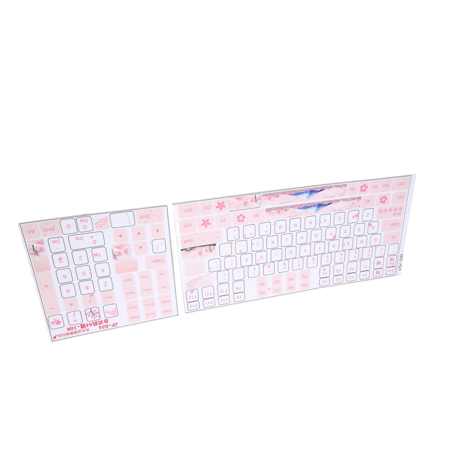 Keyboard Stickers Universal Desktop Computer Mechanical Clear Beautiful ...