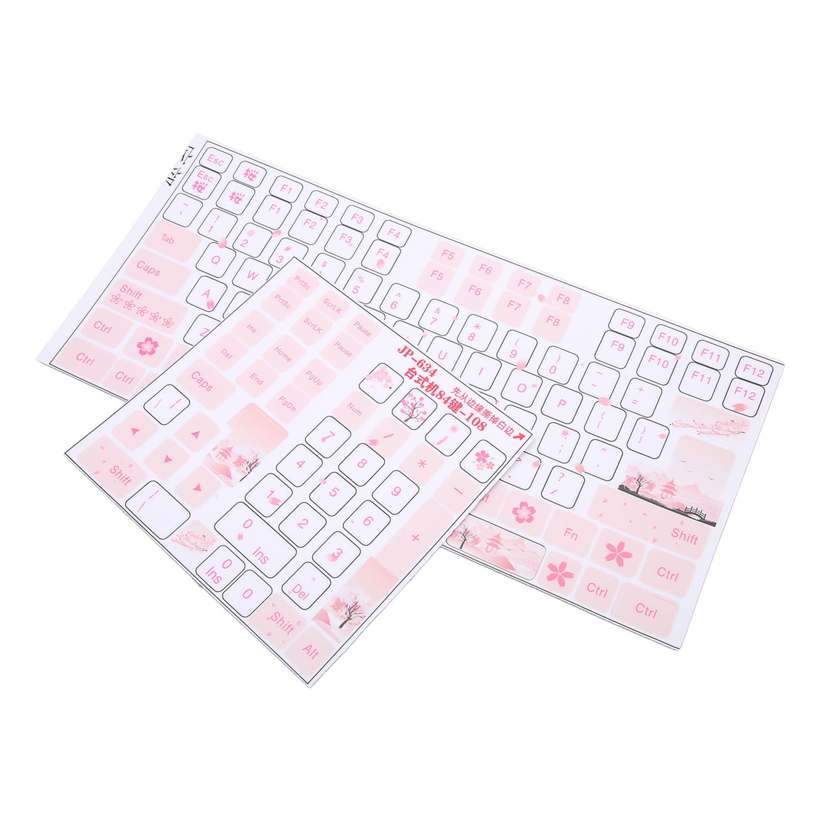 Keyboard Stickers Universal Desktop Computer Mechanical Keyboard Clear ...