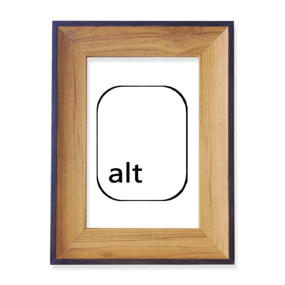 Keyboard Symbol Alt Photo Frame Exhibition Display Art Desktop Painting ...