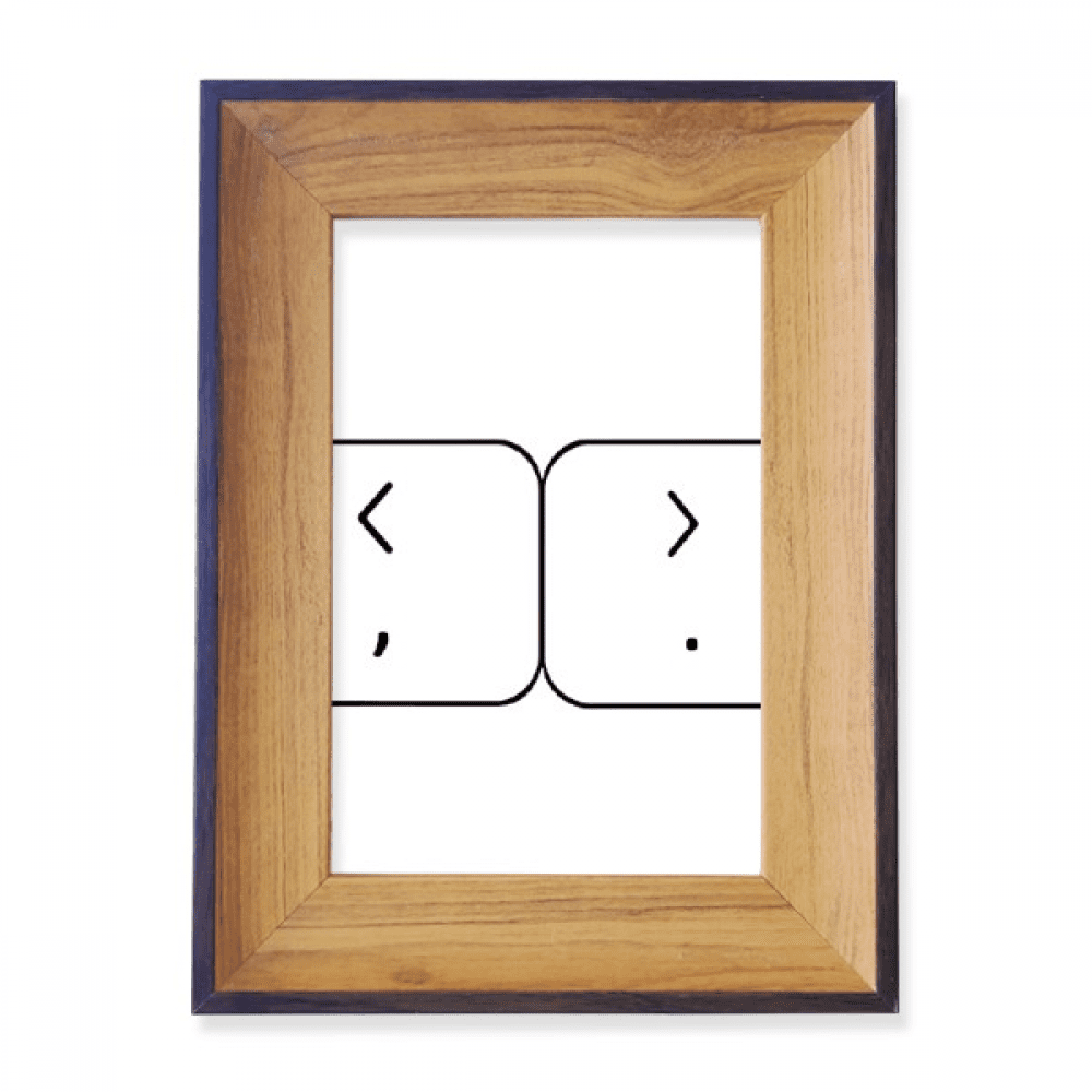 Keyboard Symbol Brackets Photo Frame Exhibition Display Art Desktop ...