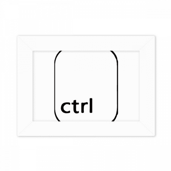 Keyboard Symbol Ctrl Photo Mount Frame Picture Art Painting Desktop 5x7 ...