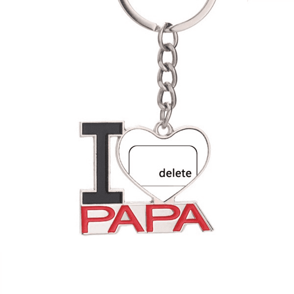 Keyboard Symbol Delete Art Deco Fashion Keychain Metal Keyring Holder ...