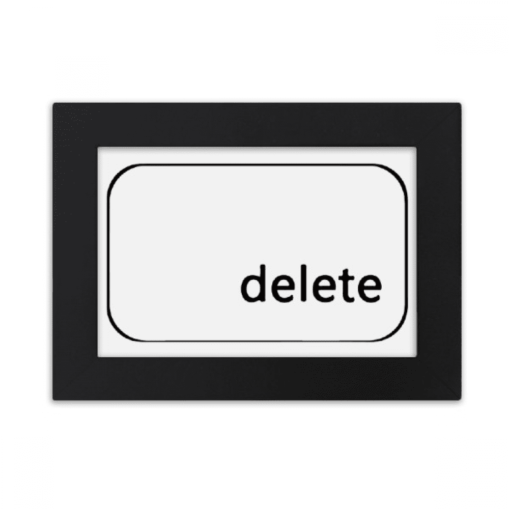 Keyboard Symbol Delete Desktop Photo Frame Ornaments Picture Art ...