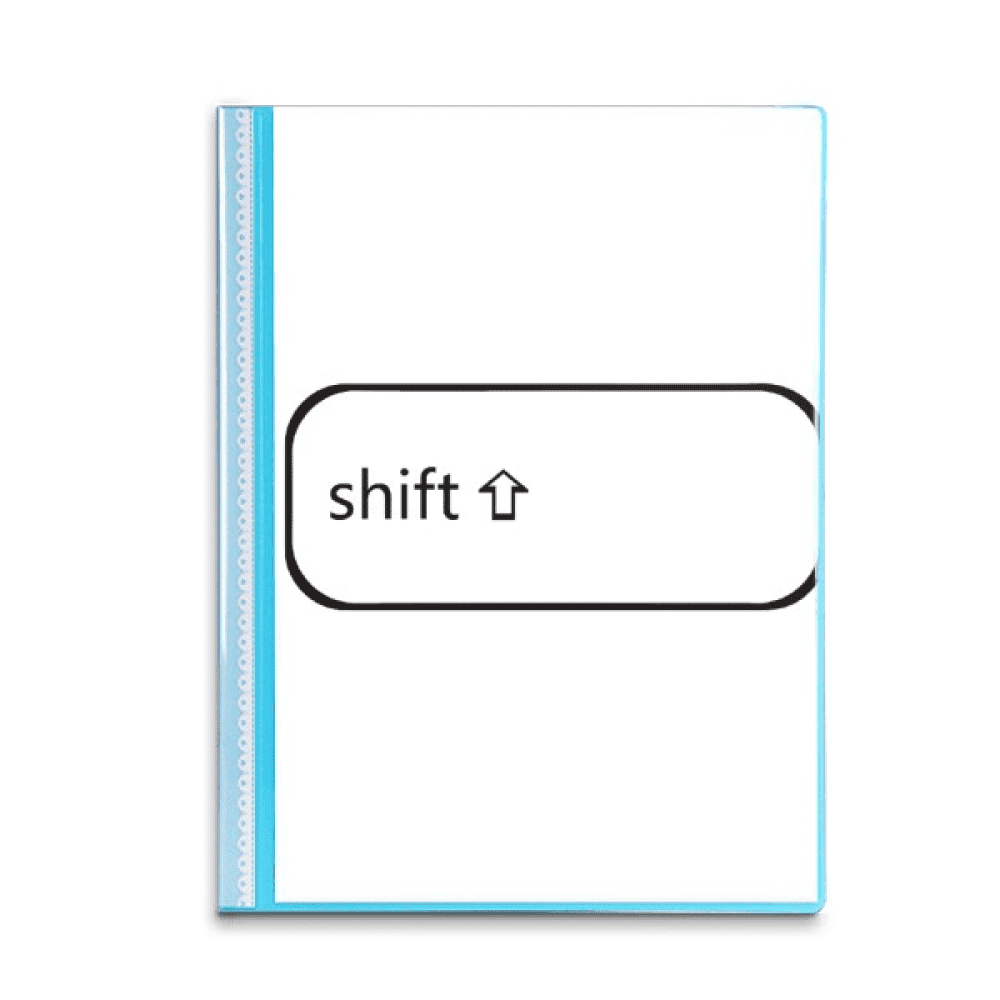 Keyboard Symbol Shift Art Deco Fashion Book Sheet Protectors Portfolio ...