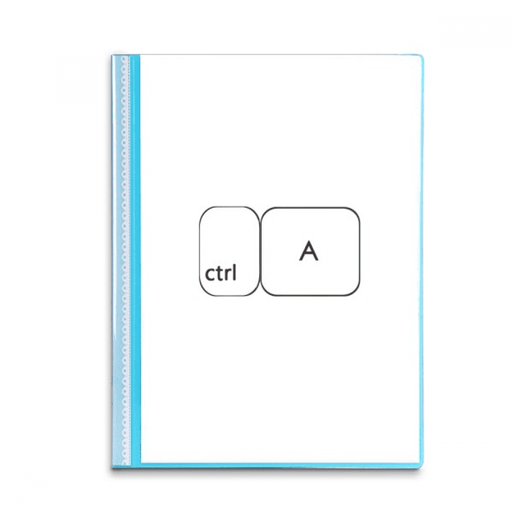 Keyboard Symbol ctrl A Art Deco Fashion Book Sheet Protectors Portfolio ...