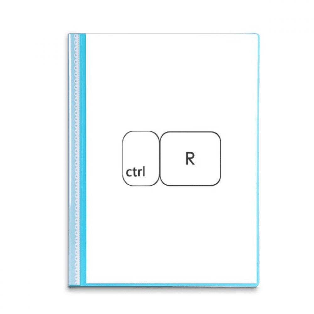Keyboard Symbol ctrl R Art Deco Fashion Book Sheet Protectors Portfolio ...