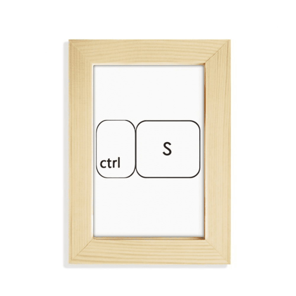 Keyboard Symbol ctrl S Desktop Display Photo Frame Picture Art Painting ...