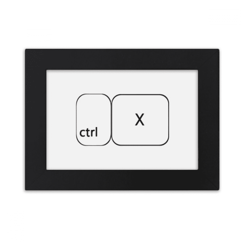 Keyboard Symbol ctrl X Desktop Photo Frame Ornaments Picture Art ...