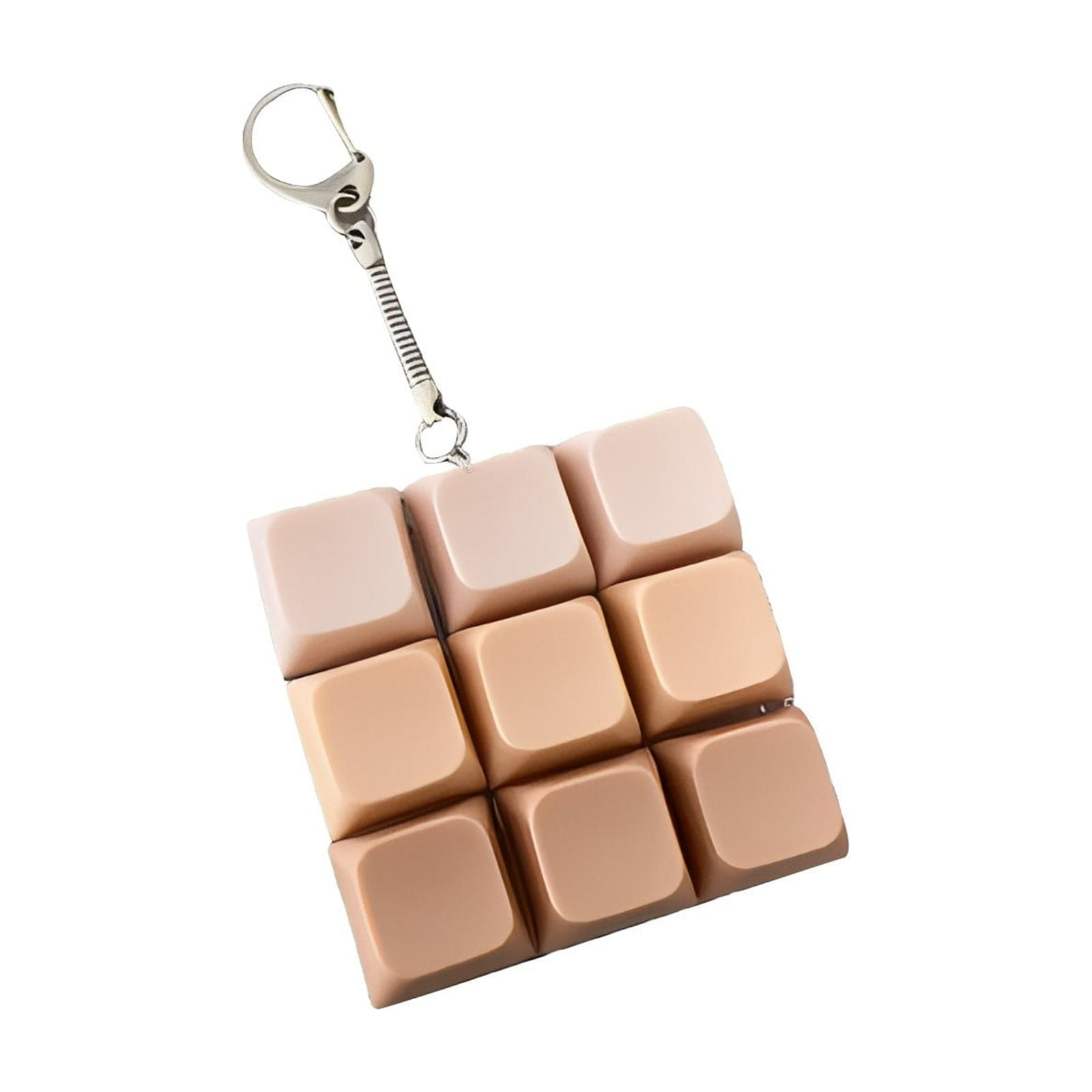 Keyboard Toy Keychain Anti Stress Keyboard Decompression Button Finger ...