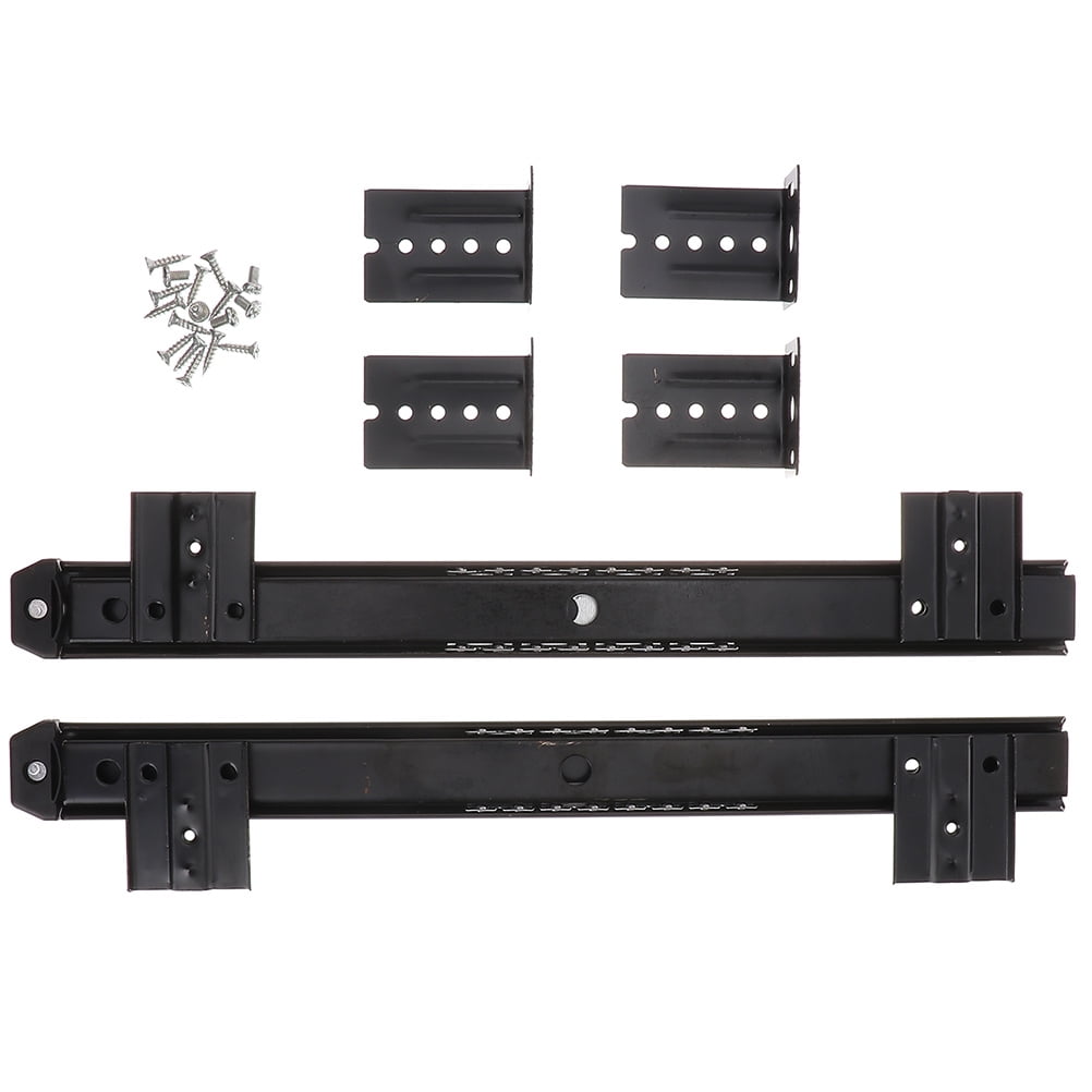 Keyboard Track Undermount Drawer Slides Arm Drawers Silent Black ...
