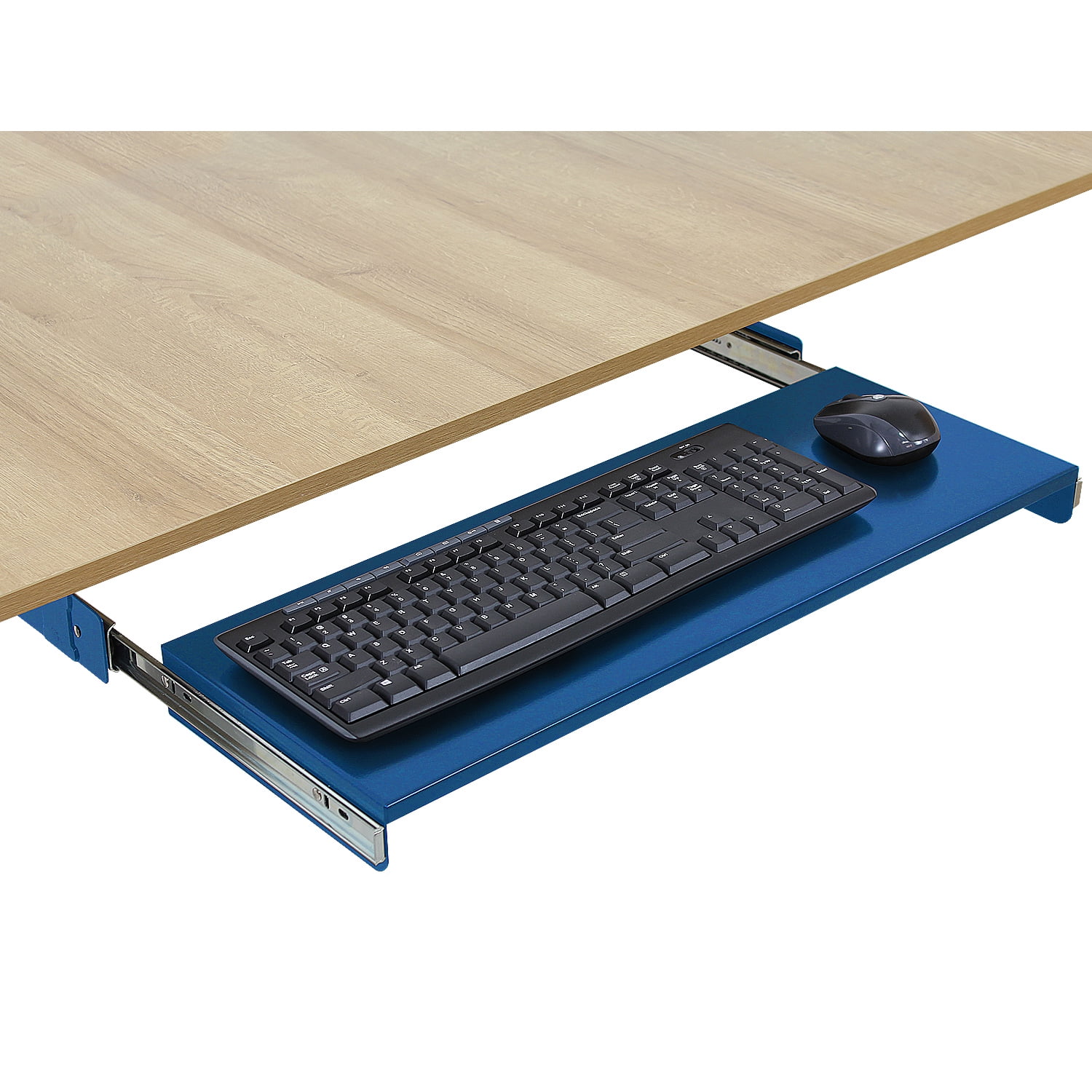 BenchPro Keyboard Tray Kit, Under-Mount Steel, Slide-Out Ergonomic ...
