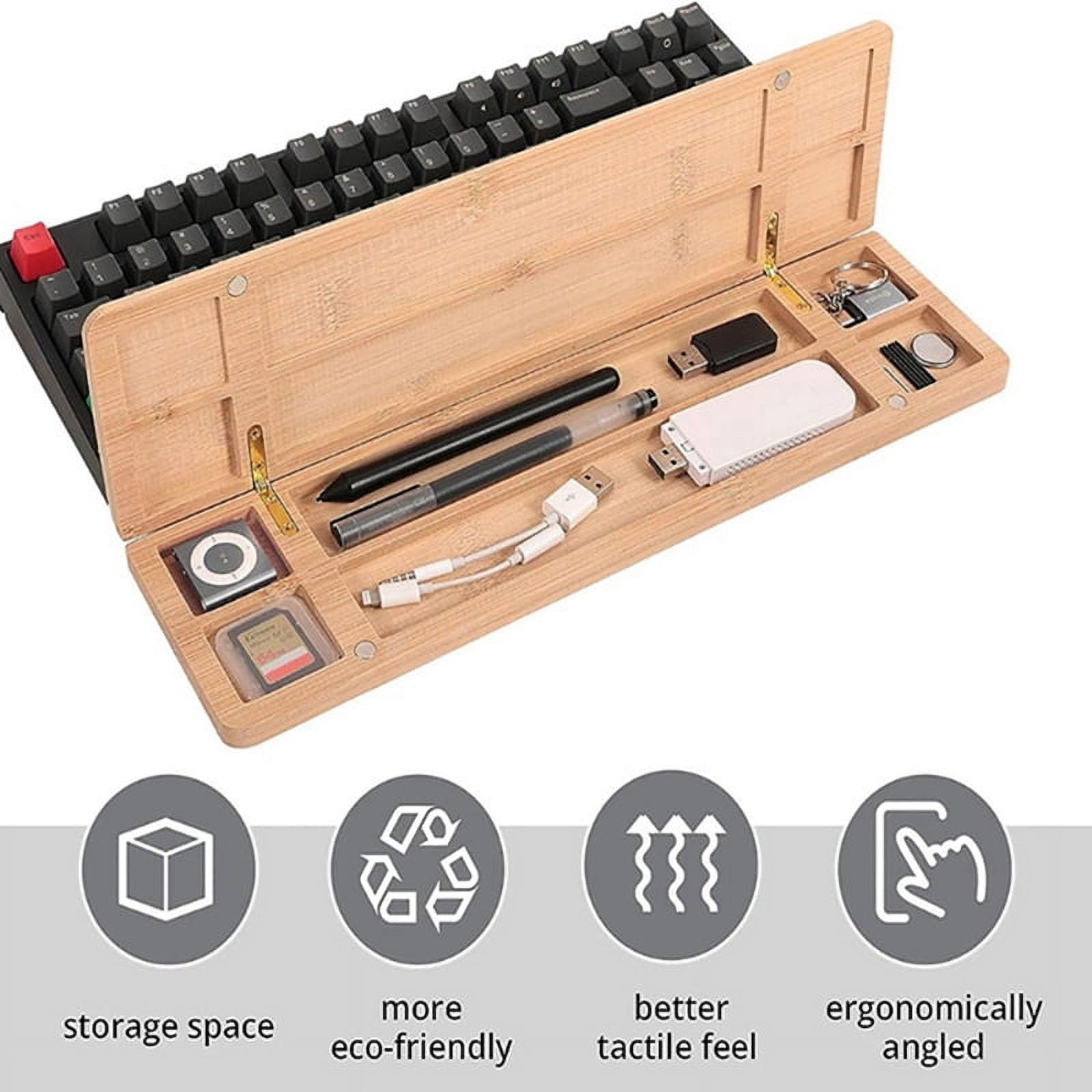 Keyboard Wrist Rest Holder with Storage Tray,Gamers Writers Relief Hand ...