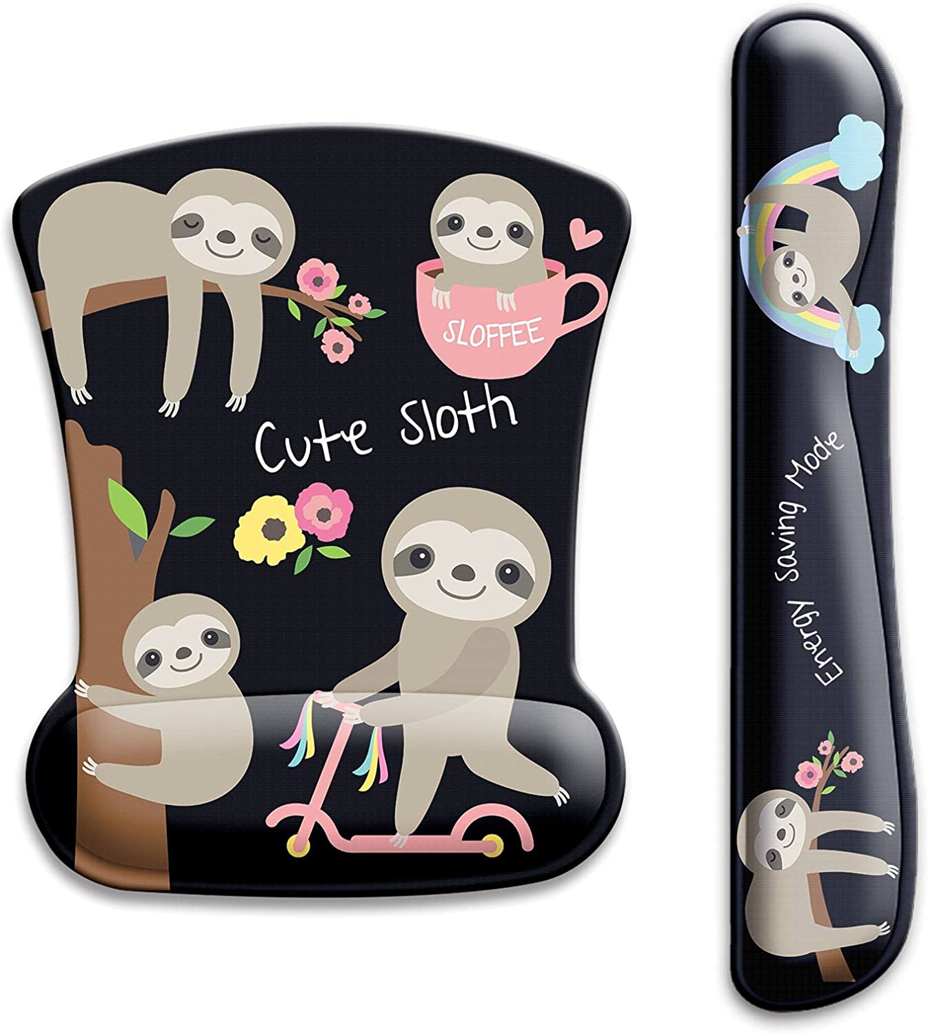 Keyboard Wrist Rest Pad And Ergonomic Mouse Pad With Wrist Support Gel ...