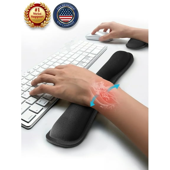 RREGER-Gel Wrist Rest for Keyboard and Mouse, Wrist Rest for Keyboard ...