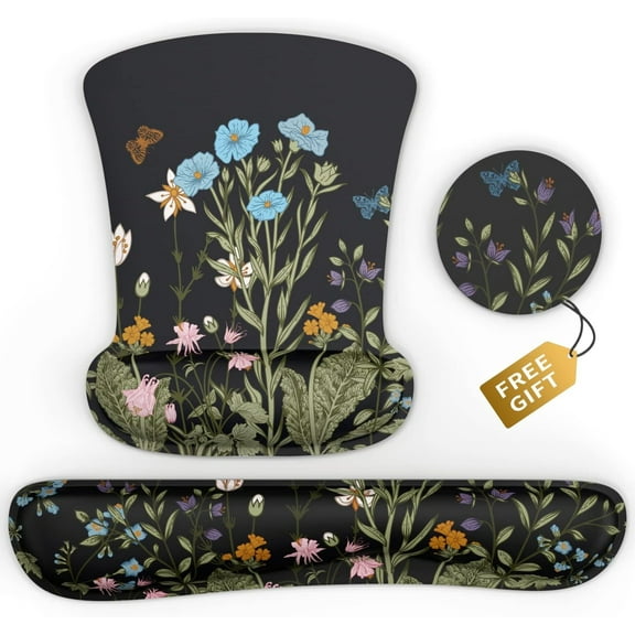 PlushTouch Foam Keyboard Wrist Rest with MICROBAN - Black (9252101 ...