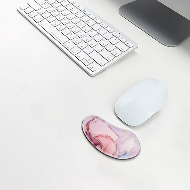 Keyboard Wrist Support Leather Desk Ergonomic Wrist Pad Left Handed ...