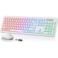Keyboard and Backlit, Quiet Light Up , Tilt , Sleep Mode - Cordless ...