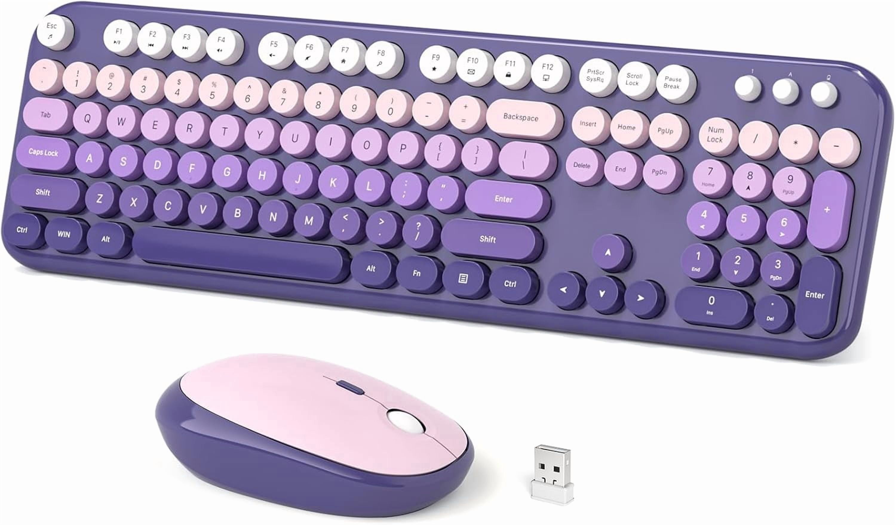Keyboard and Combo, 104 Full Size Typewriter Keyboards and 2.4 GHz ...