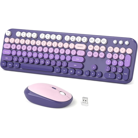 Keyboard and Combo, 104 Full Size Typewriter Keyboards and 2.4 GHz ...