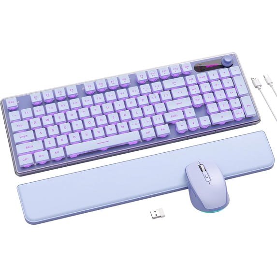 Keyboard and Combo - 9 Backlit Effects, Wrist Rest, Double-Shot Keycaps ...