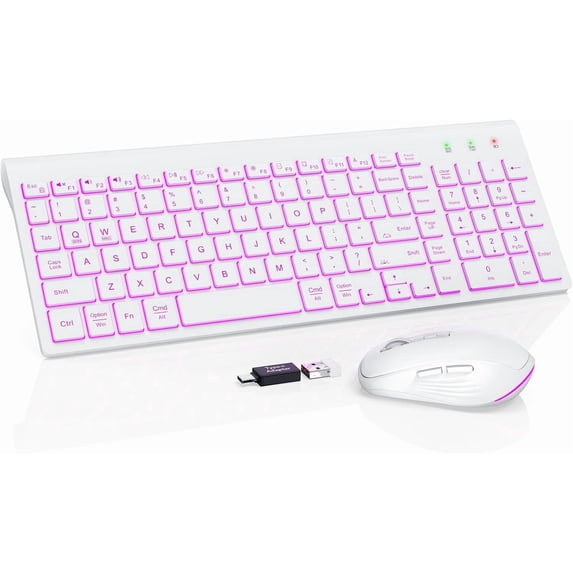 Keyboard and Combo Backlit - Compact Quiet Keyboard with , , Slim ...