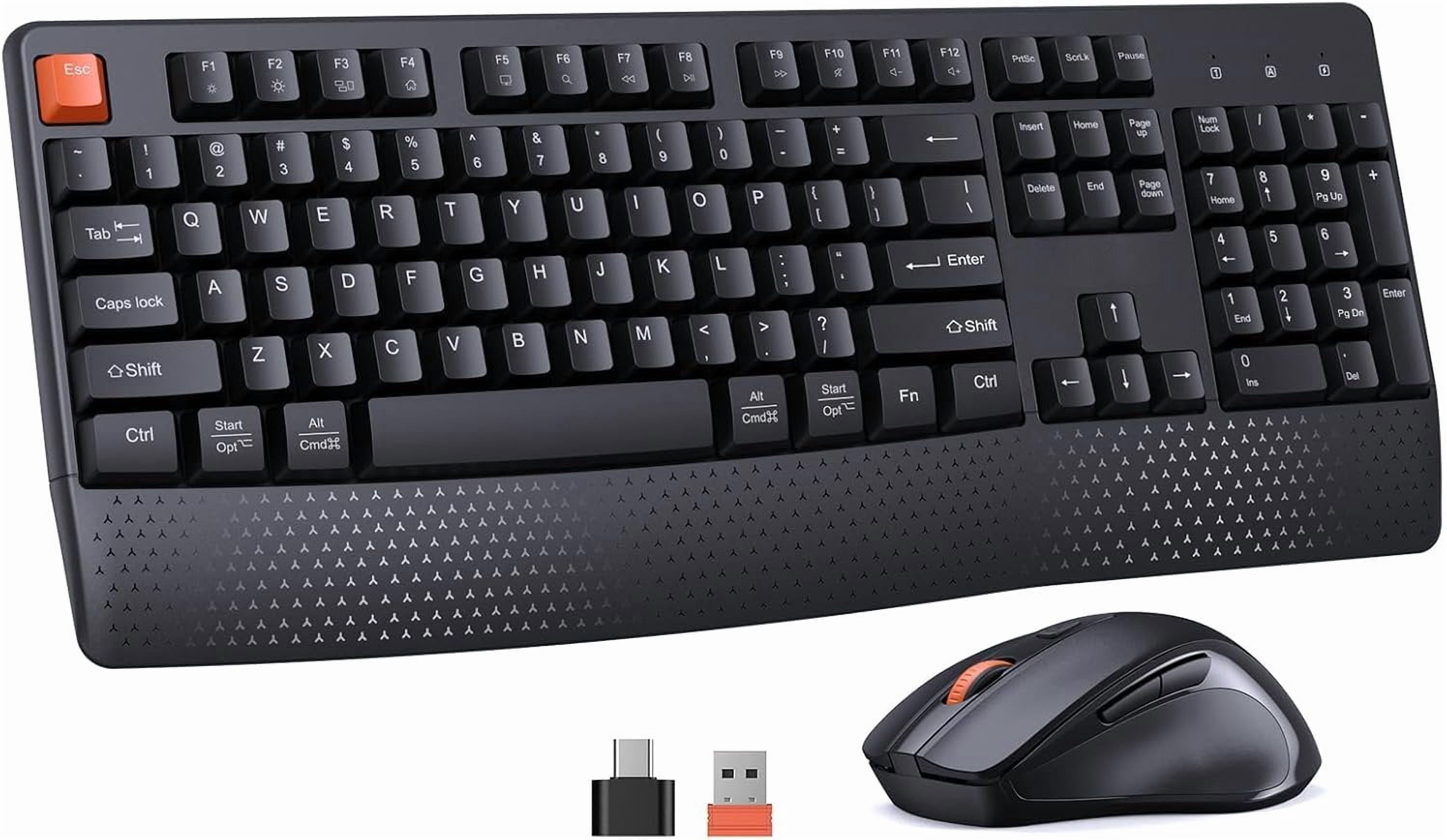 Keyboard and , Computer Keyboard Combo, 3 DPI Adjustable Full-Sized ...