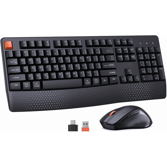 Keyboard and , Computer Keyboard Combo, 3 DPI Adjustable Full-Sized ...