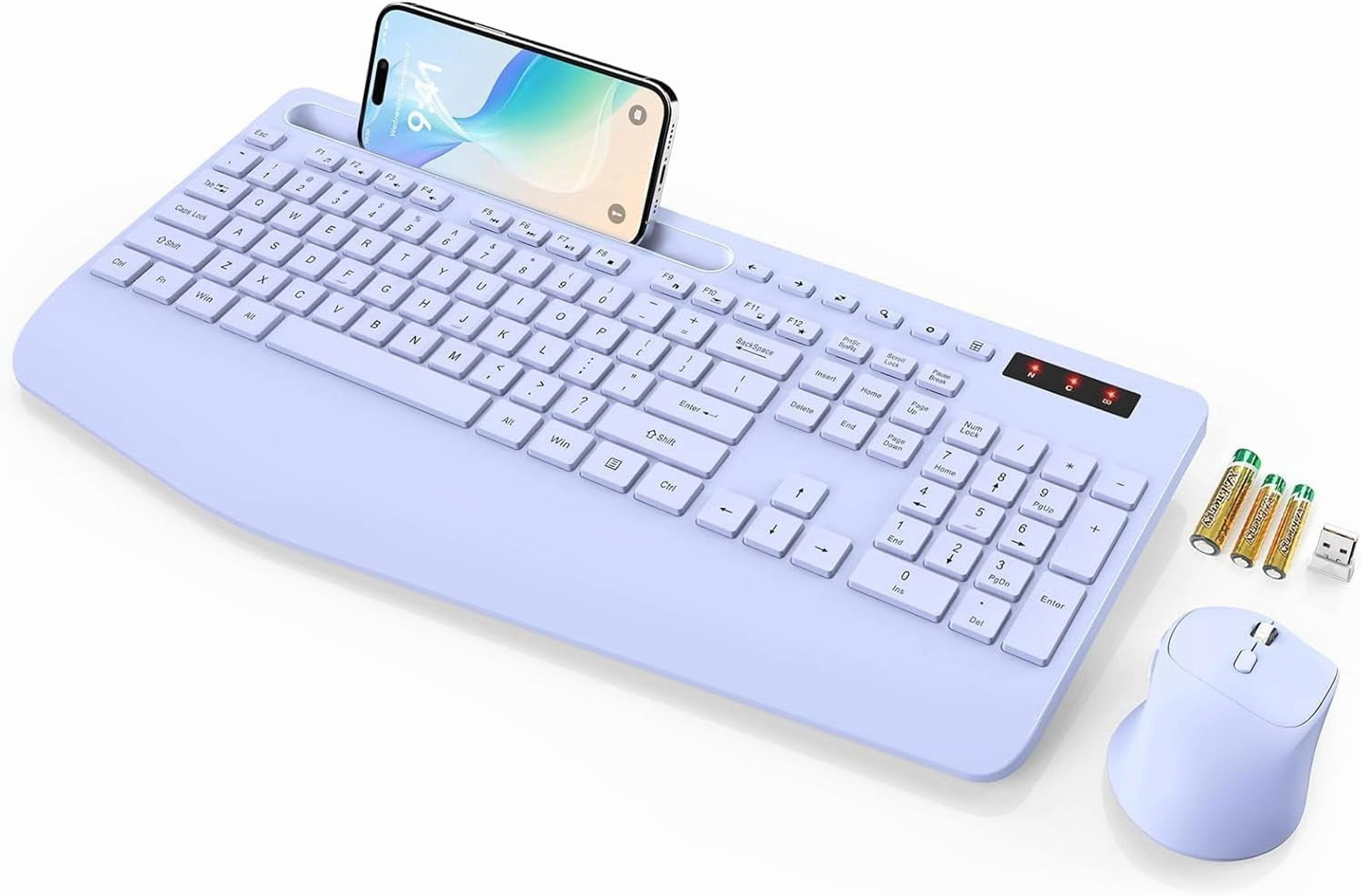Keyboard and , Wrist Rest, Phone Holder, Included, 2.4G Lag- Keyboards ...