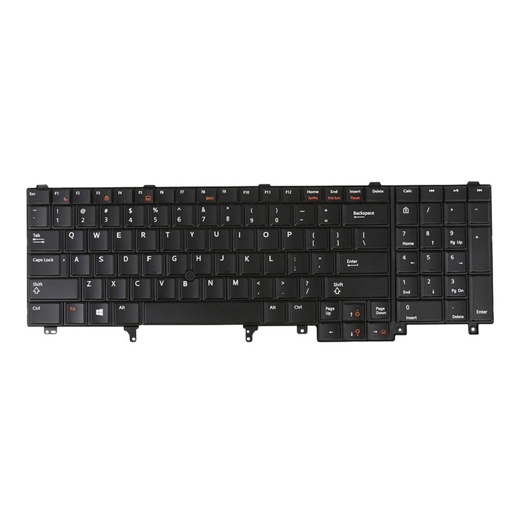 Keyboard for Latitude E6520 US Laptop Black W Pointer with Backlit ...