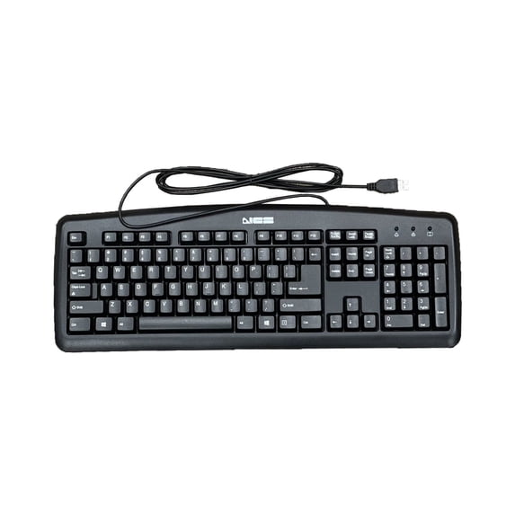 Generic USB Wired Keyboard, KU-0325, Black, QWERTY Layout, Durable ...