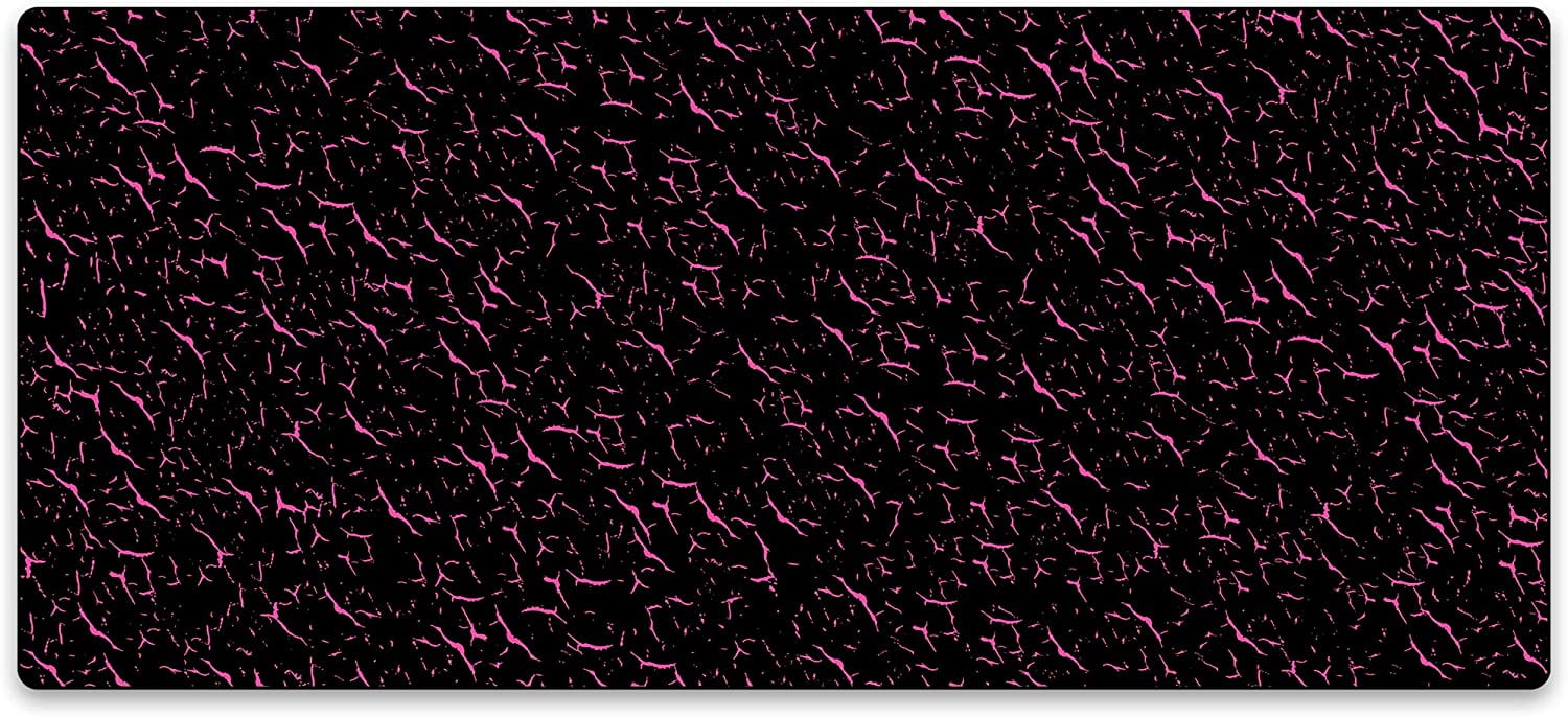 Keyboards XXL Extended Gaming Mouse Pad Thick Desk Mat (Black and Pink ...