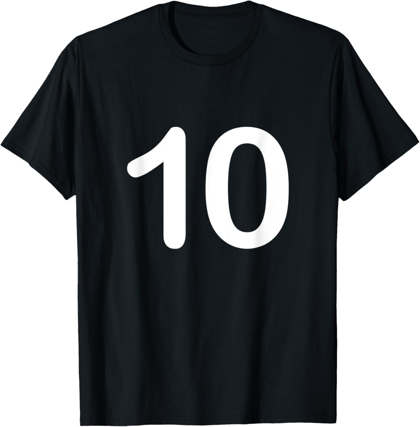 Keycap Digit ten Costume T-Shirt men and women can wear, black, white ...