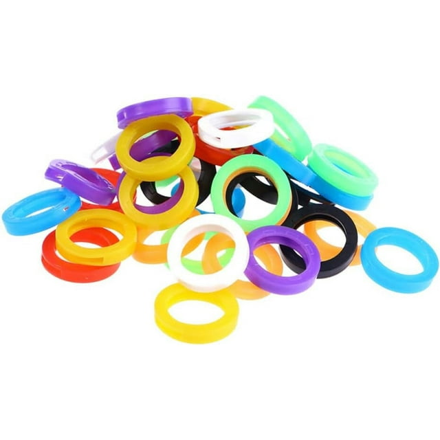 Keycaps Caps Bright Silicone Covers Elastic Tags Identifier Coding ...