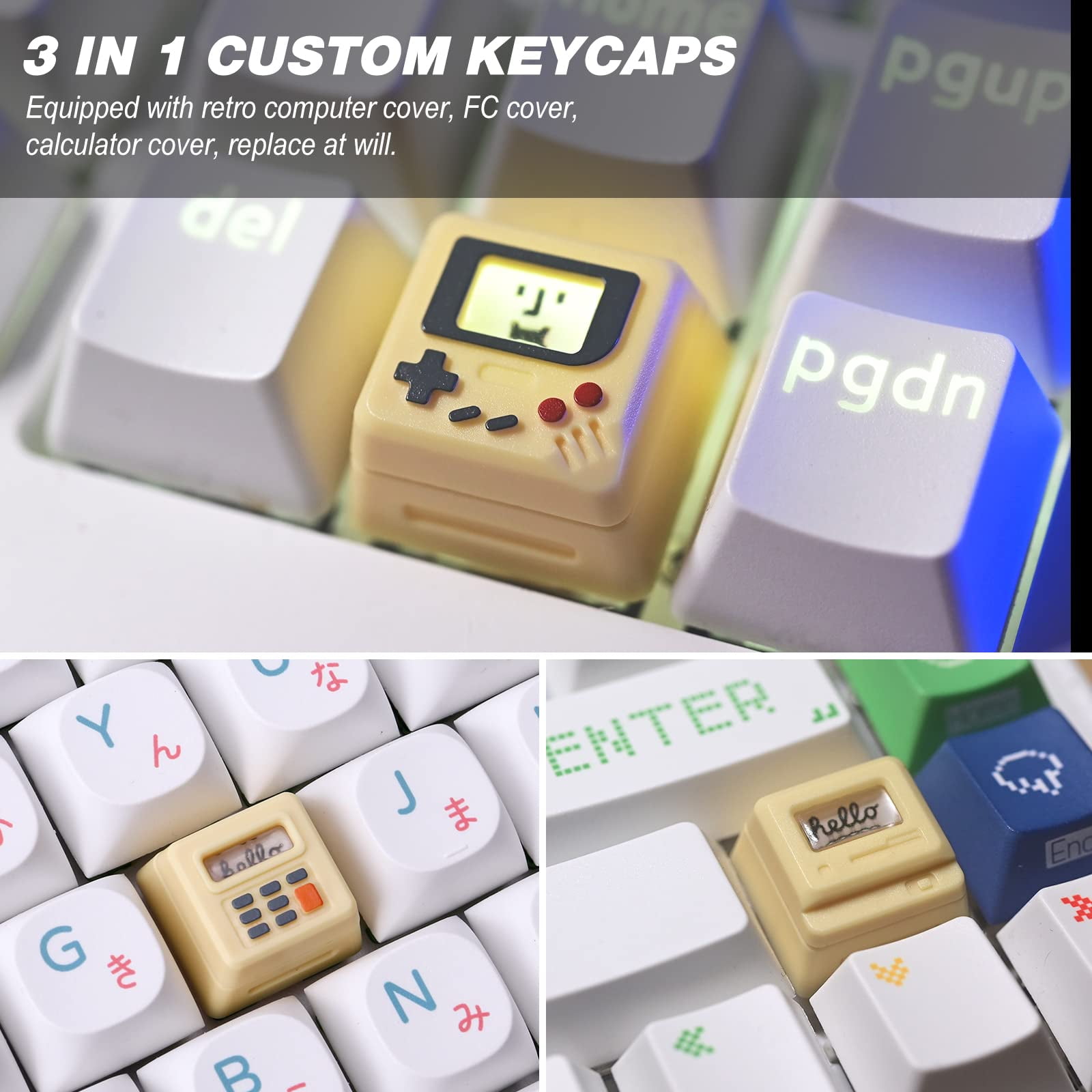 Keycaps, Custom Keycaps for Esc Key, Magnetic Light Transmission ...