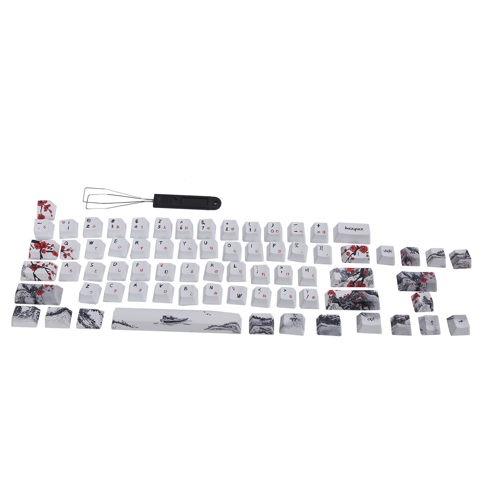 Keycaps PBT 5Sided Sublimation 71 Keys Keyboard Caps for Mechanical ...