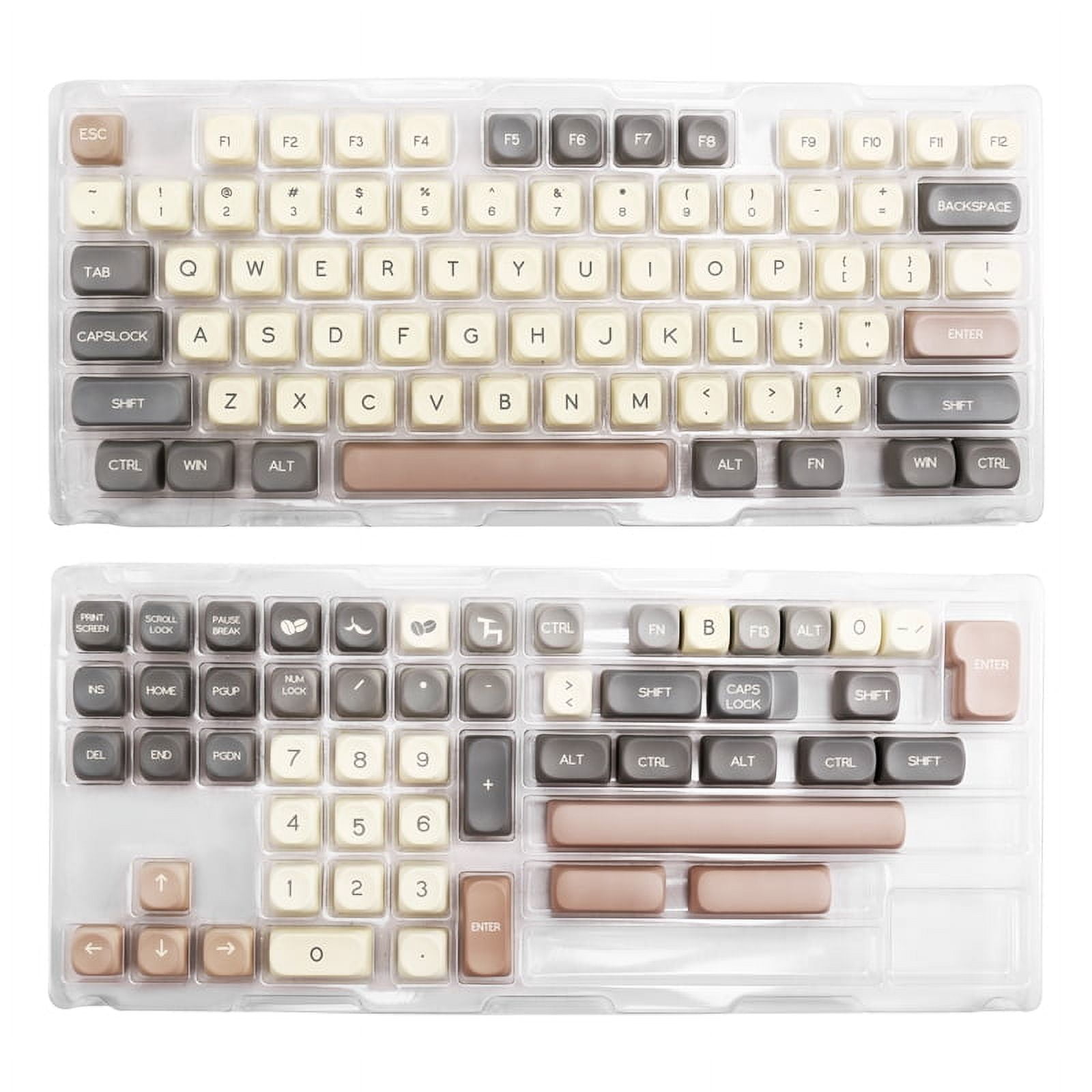 Keycaps PBT Key Cap Fit Laptop PC Game Office Thermally Sublimated ...